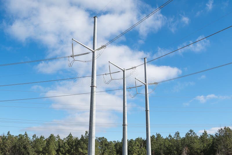 Electrical Power Infrastructure. Stock Photo - Image of supply ...