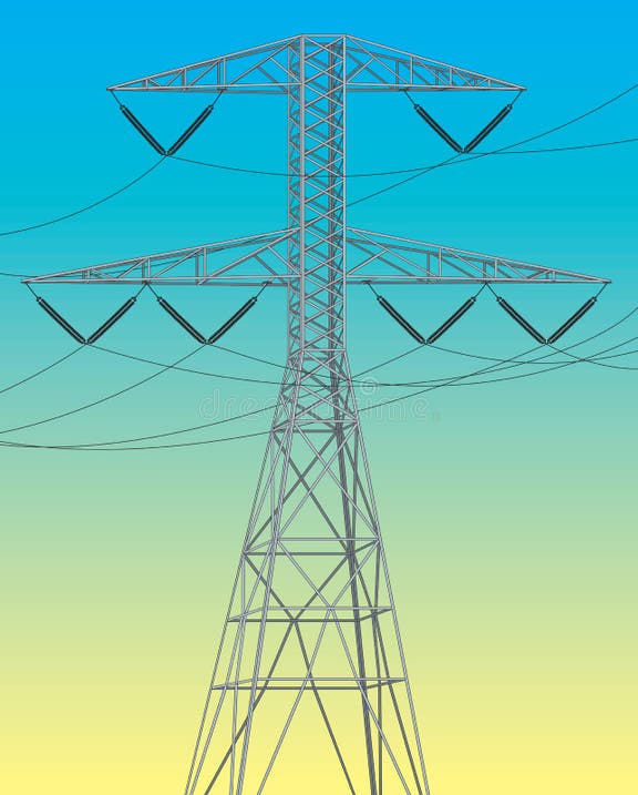 Powerlines Stock Illustrations – 1,009 Powerlines Stock Illustrations ...