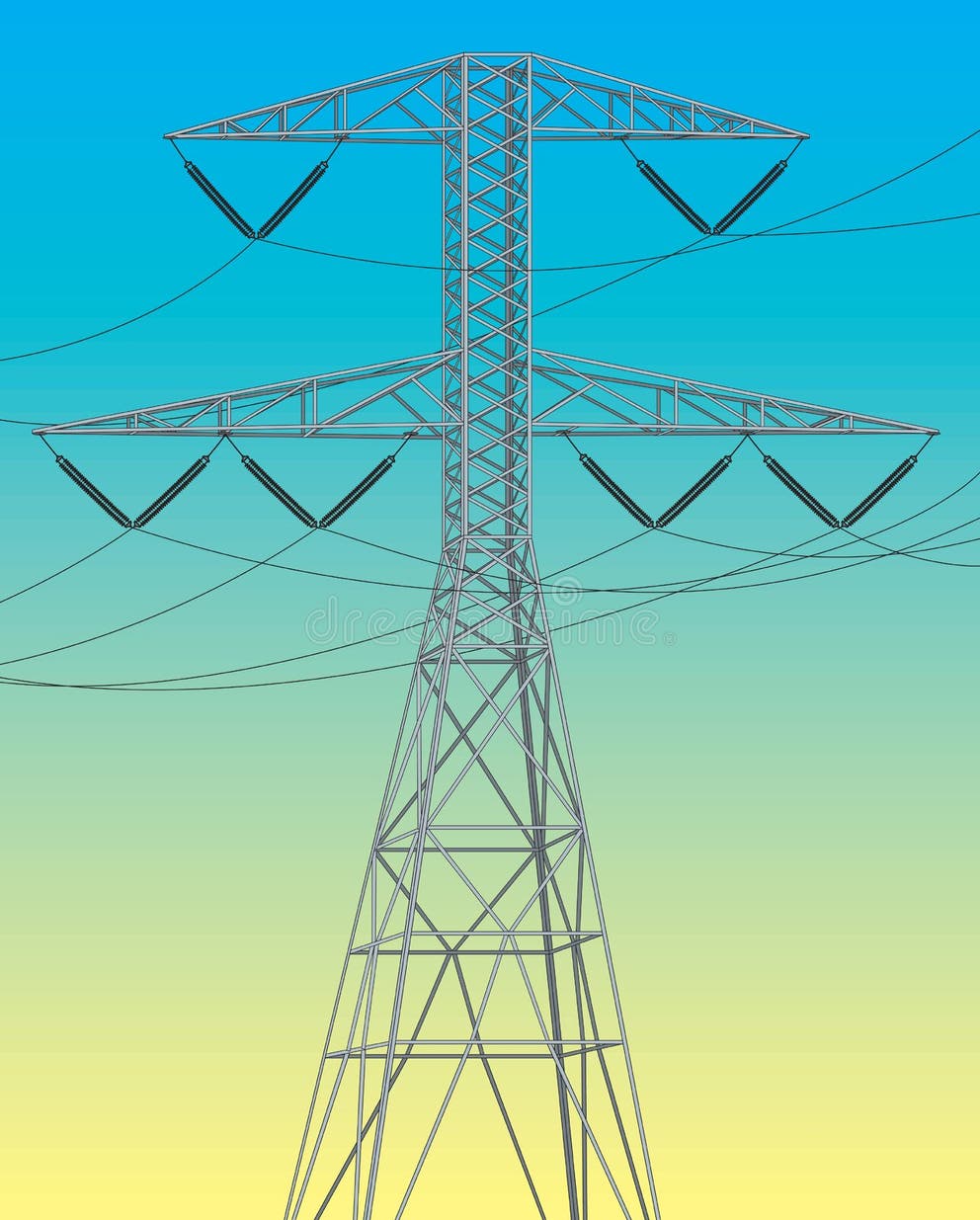Electrical Power Line Vector Stock Illustrations – 60,156 Electrical ...