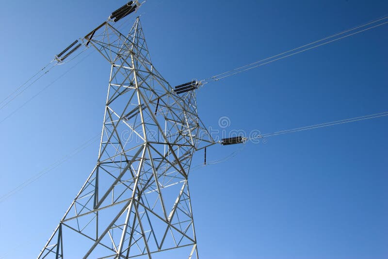 Electrical Power Line stock photo. Image of watt, transmitter - 592614