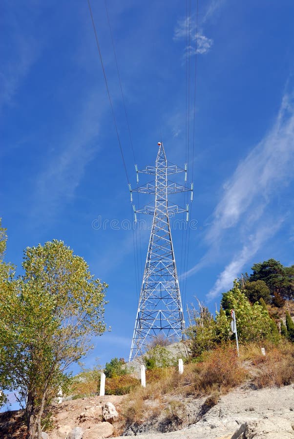 Electrical Power Line Tower Stock Photo - Image of wire, metal: 7308432