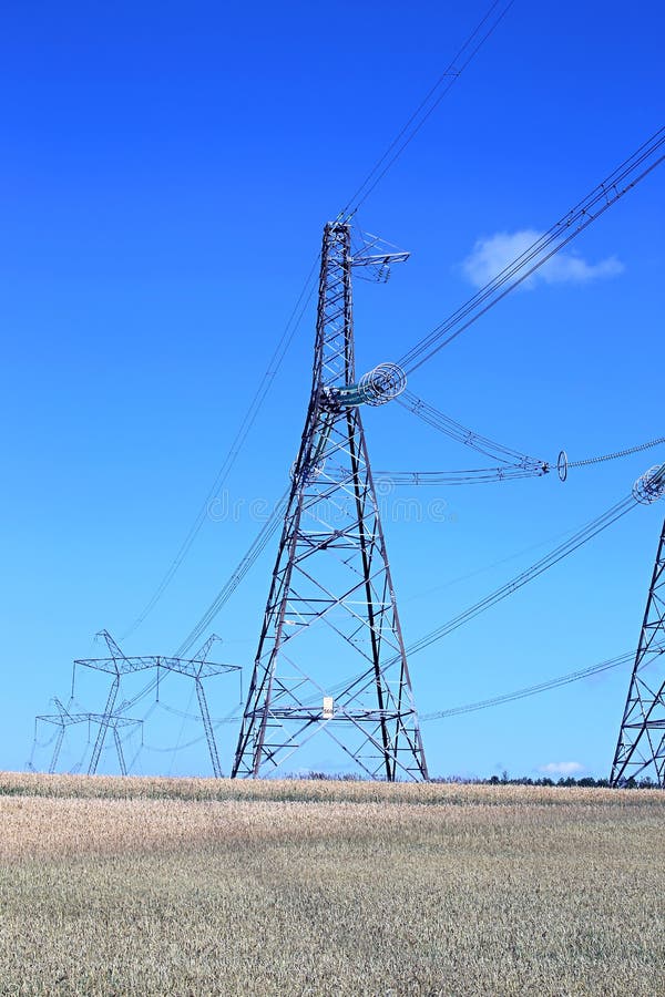 Electrical power lines stock photo. Image of generation - 36206122