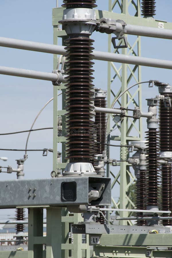 Electrical power lines stock photo. Image of current - 75770714