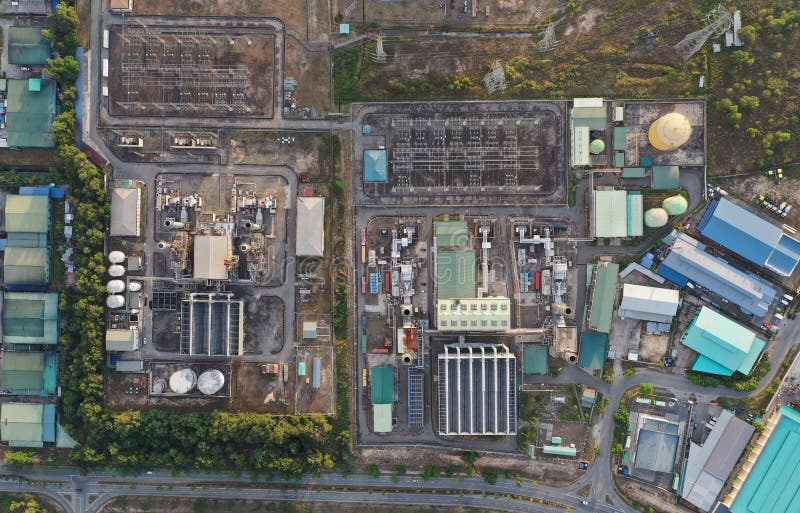 Electrical Power Plant / Power Station Supply Stock Image - Image of ...