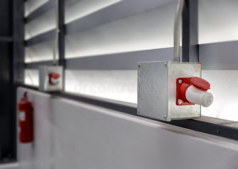 Electrical Power Plug Interior. Stock Image - Image of voltage, adapter ...