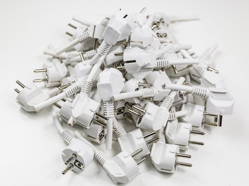 Short Cable USB-a To USB-C on White Background Stock Image - Image of ...