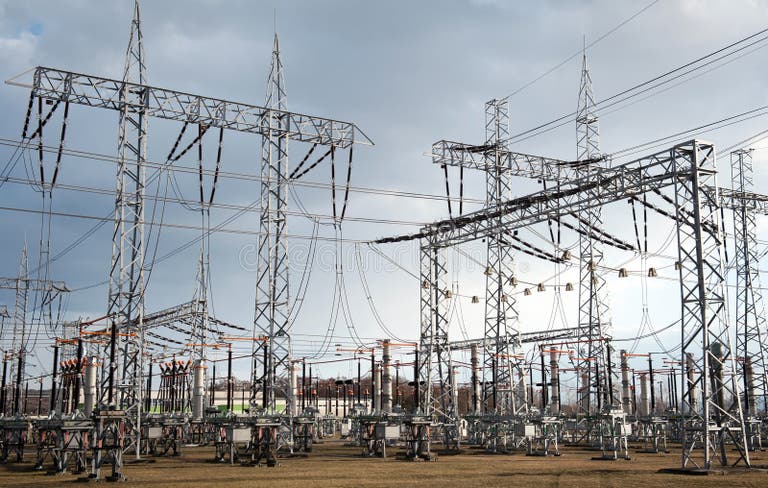 Electrical power station stock image. Image of amps, city - 18773075