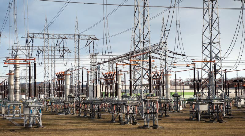 Electrical power station stock image. Image of current - 18773133