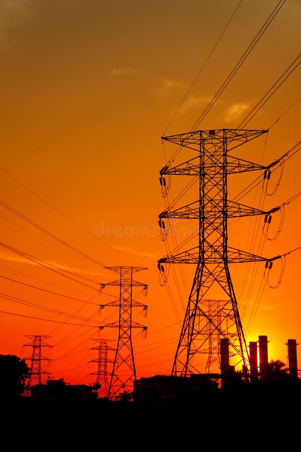 Electrical power station stock photo. Image of energy - 20033948