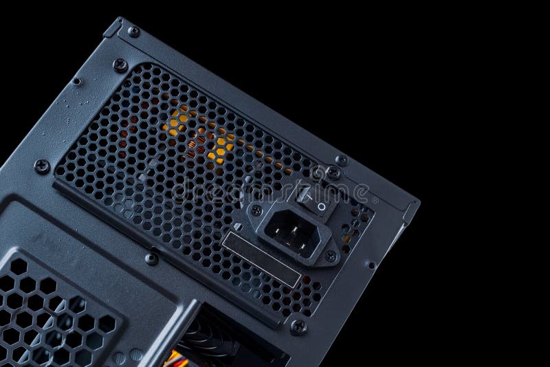 Electrical Power Supply for Computer System Unit Components Isolated on ...