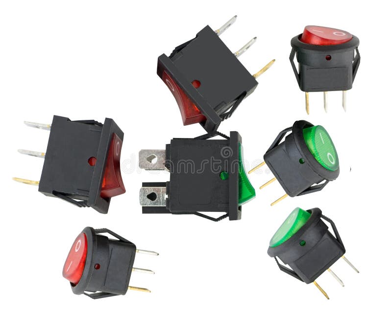 Key Switches for Electronic Stock Photo - Image of component, clean ...