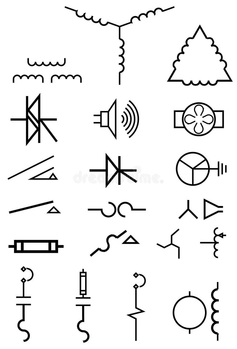 Electrical Power Symbols Stock Illustrations – 4,764 Electrical Power ...