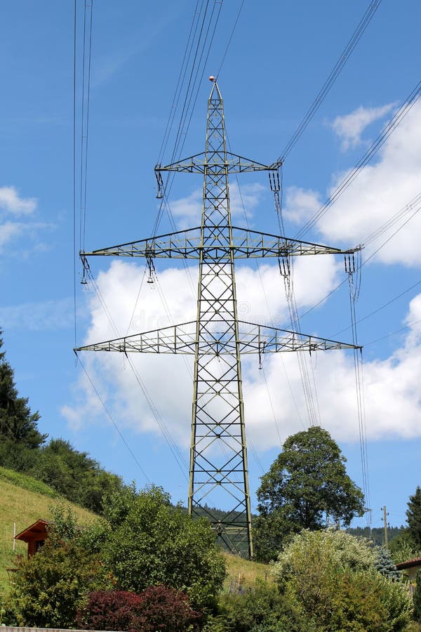 Electrical Pylon stock image. Image of engineering, carriage - 33041