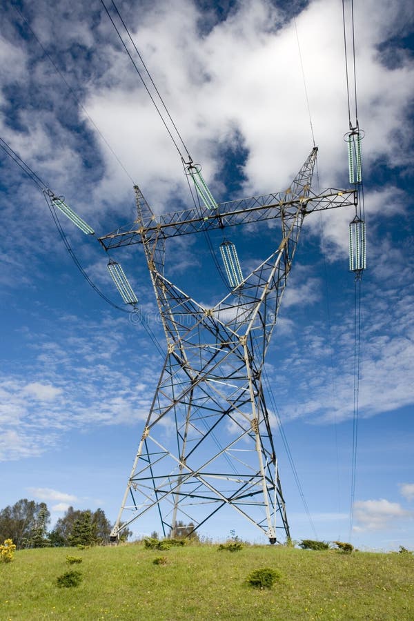 Electrical tower pylon stock image. Image of high, energy - 20565299