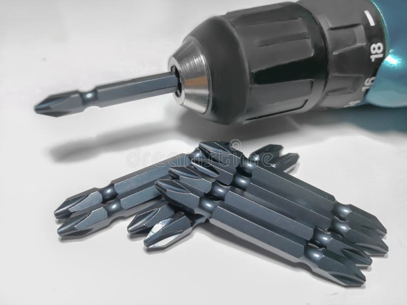 Drill, Cut Out, White Background, Carpentry, Concepts Stock Photo ...