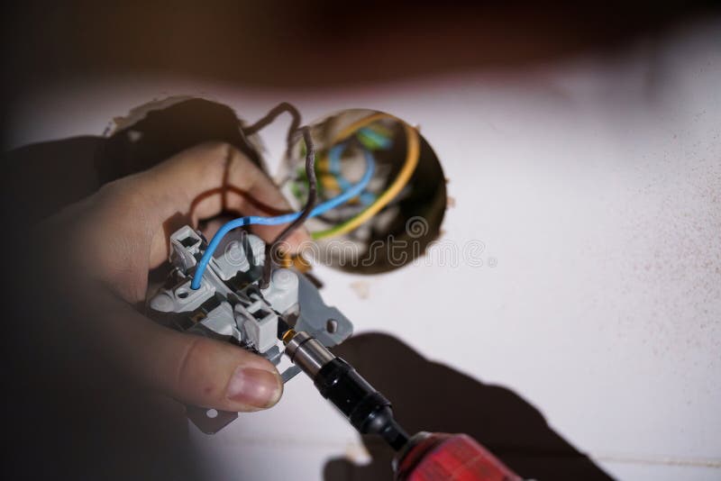 Electrical Repair Work: Installing a New Switch within a Wall Cavity ...