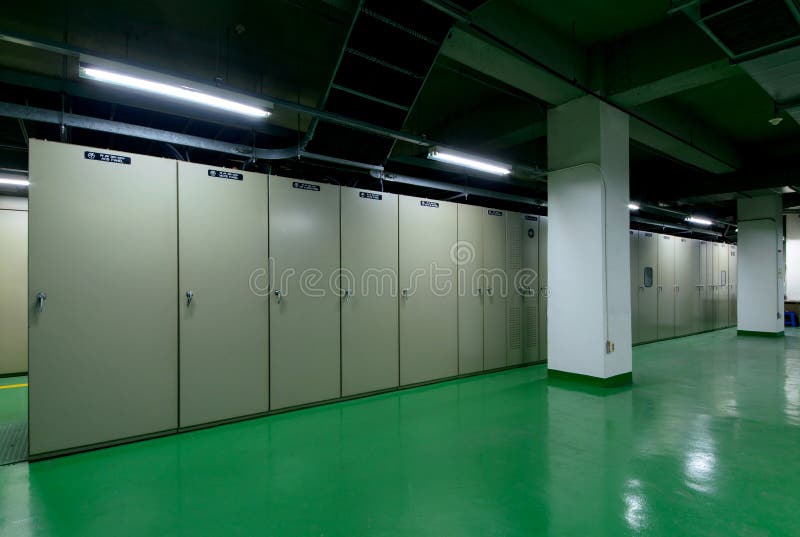 Electrical Room Switchgear Switch Panel Stock Photo - Image of electric ...