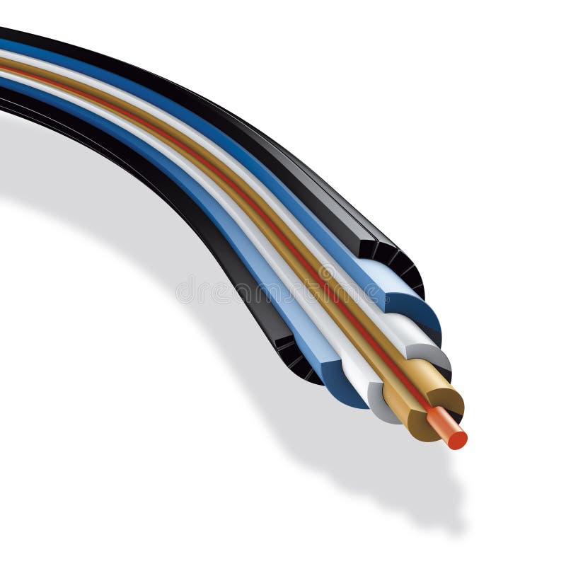 Electrical cable stock illustration. Illustration of cable - 21104473