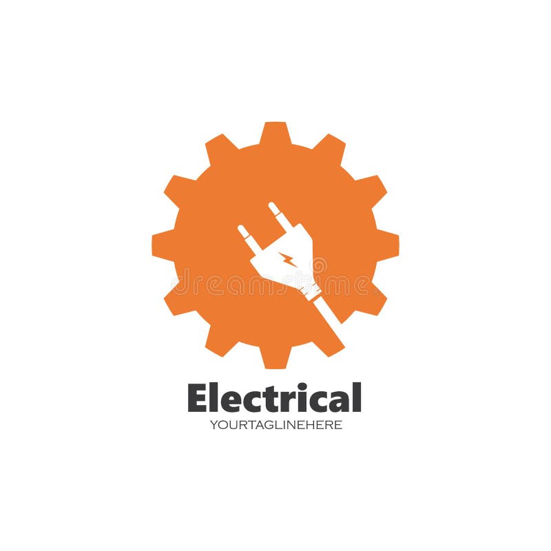 Electrical Service and Installation Logo Icon Vector Stock Vector ...