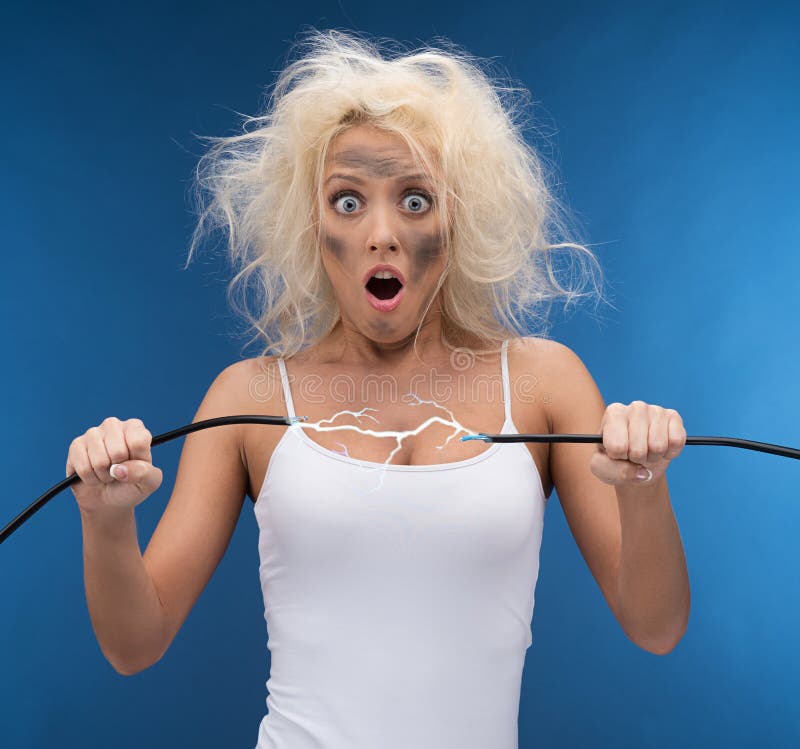 Electrical shock stock photo. Image of electric, amazement - 34779966