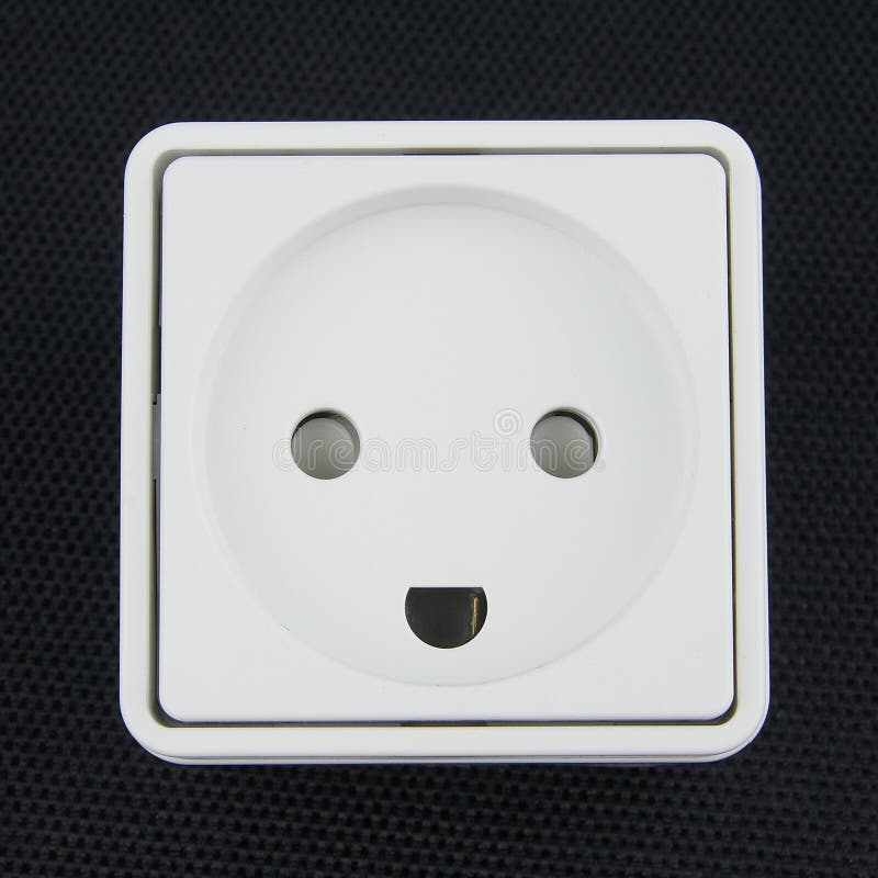 Electric Outlet Wall Socket Plug Receptacle Stock Photo - Image of ...