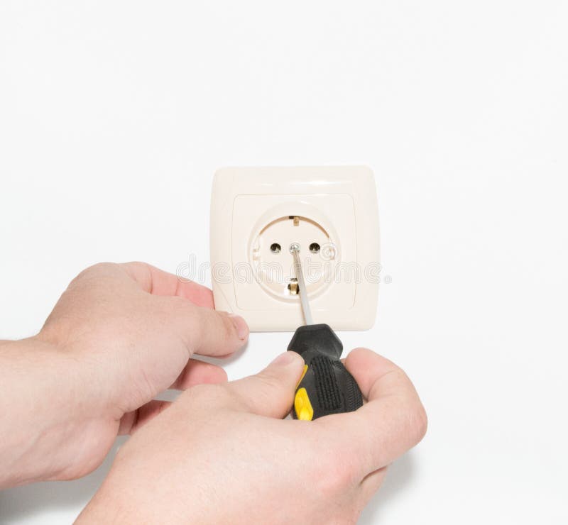 European Standard Electrical Switch and Socket, Set for Household ...