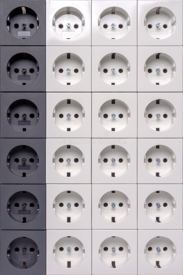 Electrical Socket Outlets Texture Stock Image - Image of mother ...