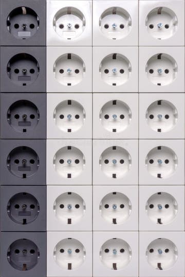 Electrical Socket Outlets Texture Stock Photo - Image of board, ethnic ...