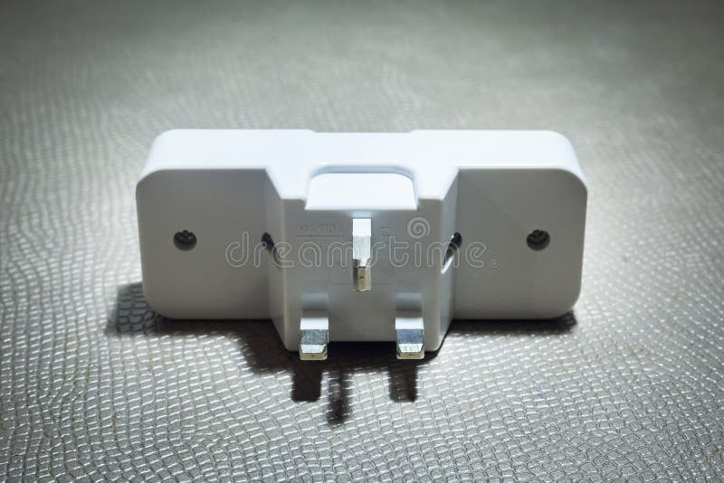 Electrical Socket Plug Adapter Stock Photo - Image of holes, socket ...