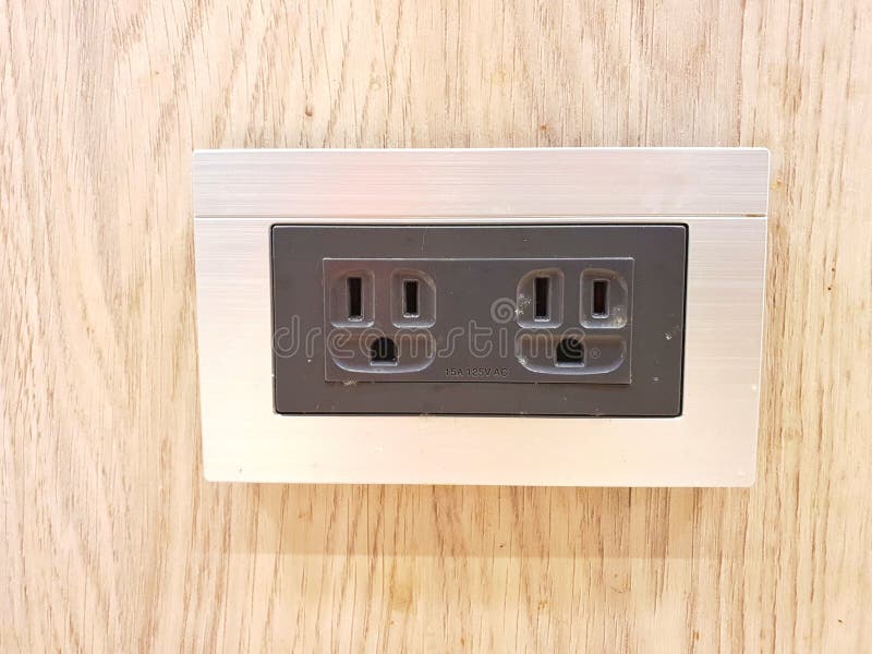 Electrical socket plug stock image. Image of paneling - 336945447