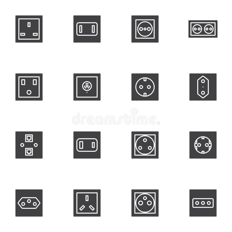 Socket Types Stock Illustrations – 338 Socket Types Stock Illustrations ...