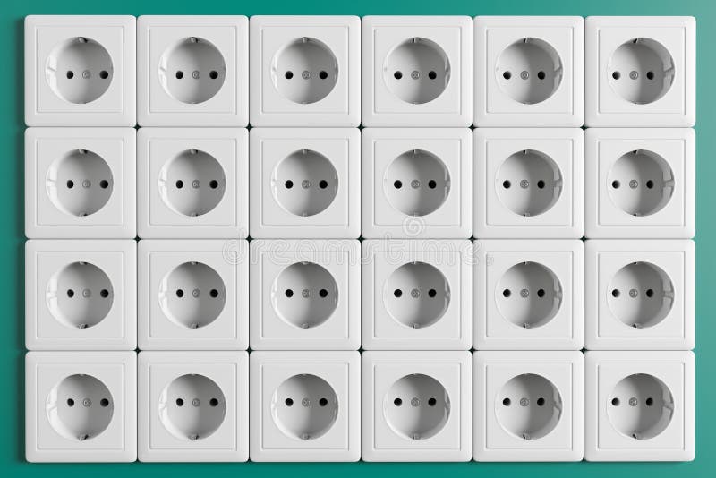 An Electrical Socket in the Wall in the Apartment of the House. Stock ...