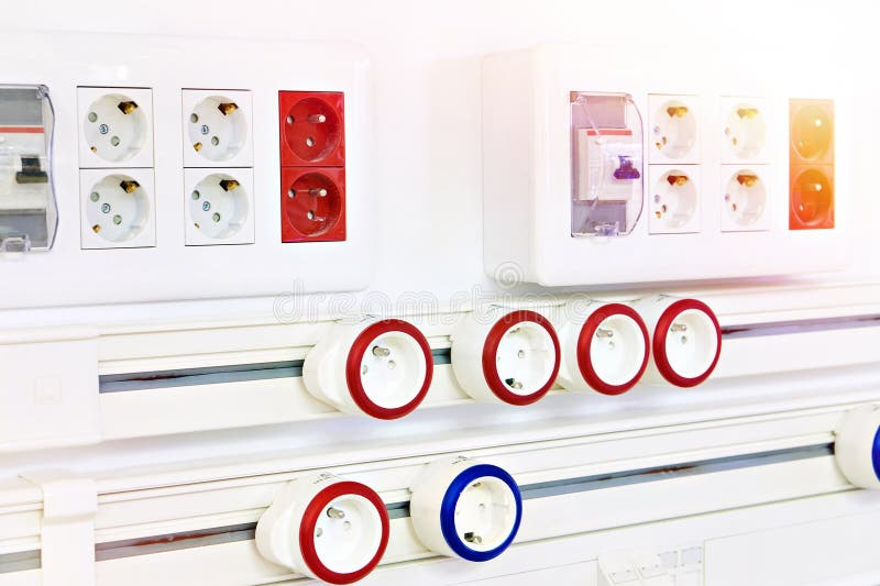 Electrical sockets stock image. Image of electricity - 271944313