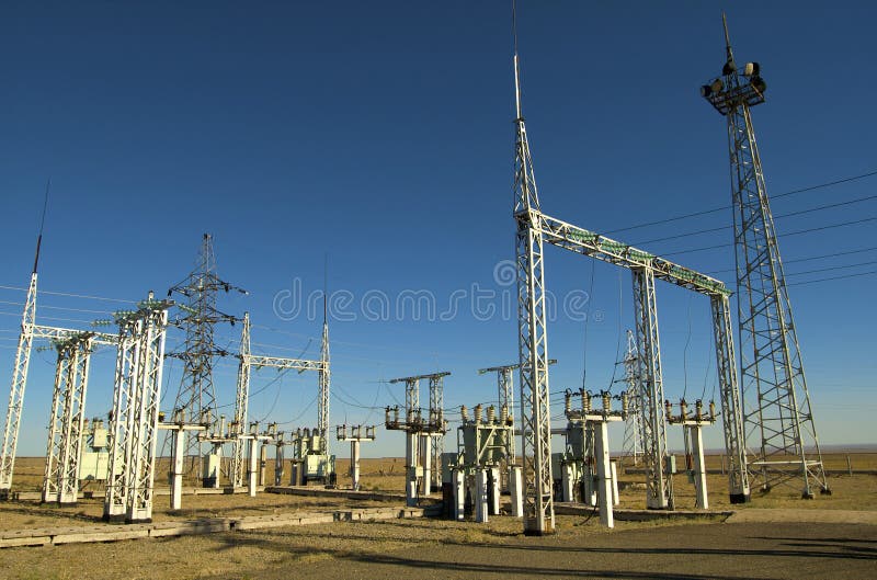 Electrical station stock image. Image of pollution, station - 4697985