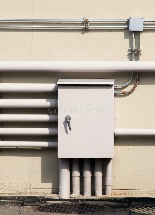 Electrical steel box stock image. Image of conduit, industry - 34266845
