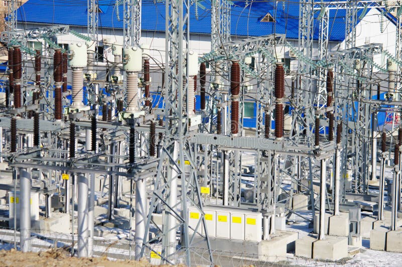 Electrical Sub-station stock image. Image of outage, electricity - 22487215