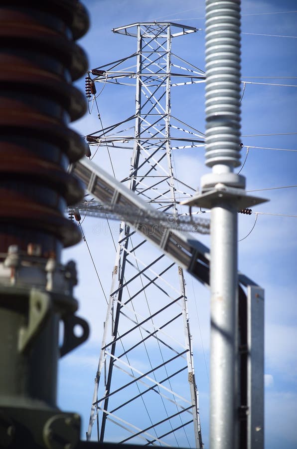 Electrical Substation stock photo. Image of equipment - 28528168