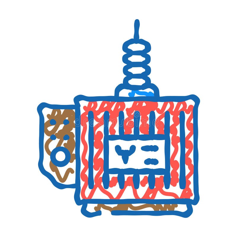 Electrical Substation Electrical Engineer Icon Doodle Illustration ... Electrical Substation Electrical Engineer Icon Doodle Illustration ...