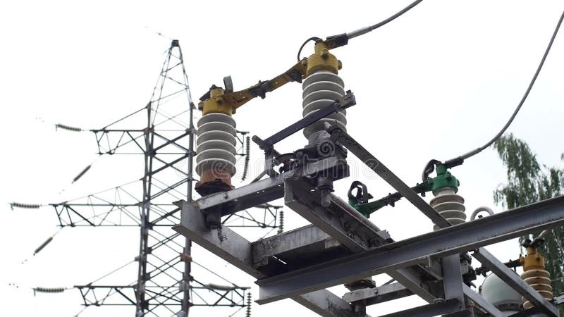 Electrical Substation Equipment: Electricity Transmission Line ...