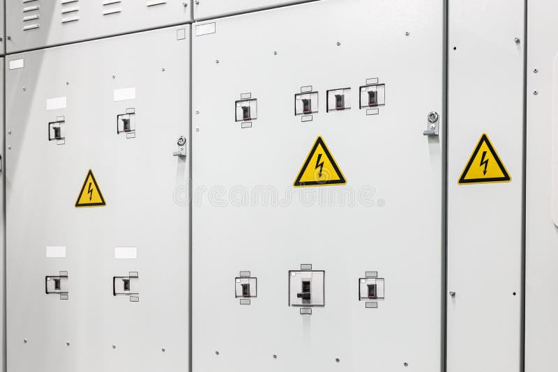 Electrical Substation Gear Shifting in Power Plant, Industrial ...