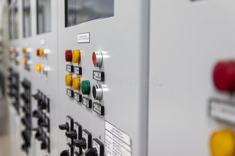 Electrical Substation Gear Shifting in Power Plant, Industrial ...