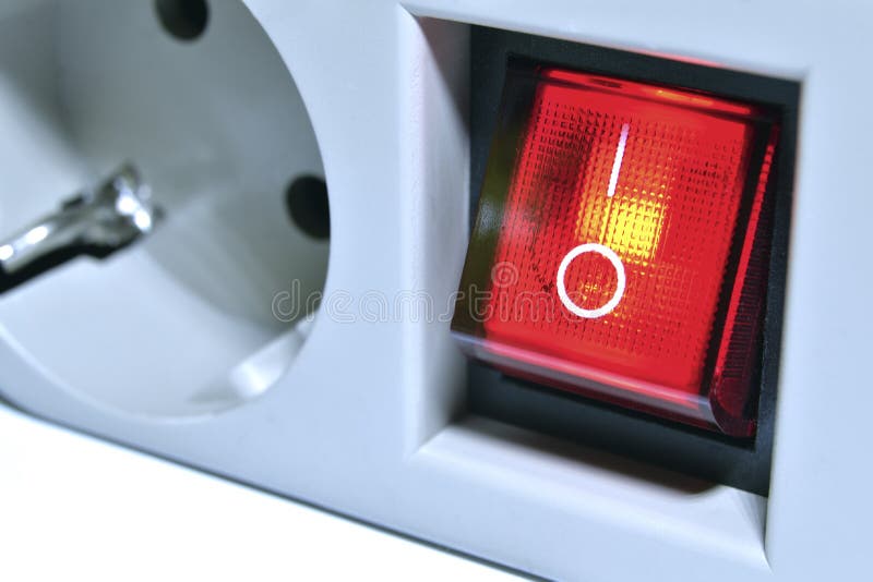 Power switch stock image. Image of turn, push, light - 24462241