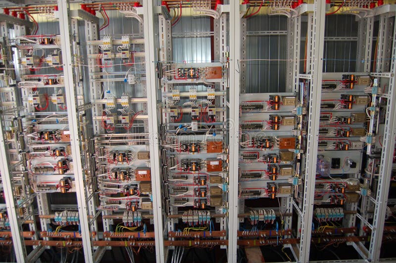 Electrical Switch Board Control Stock Image - Image of electricity ...