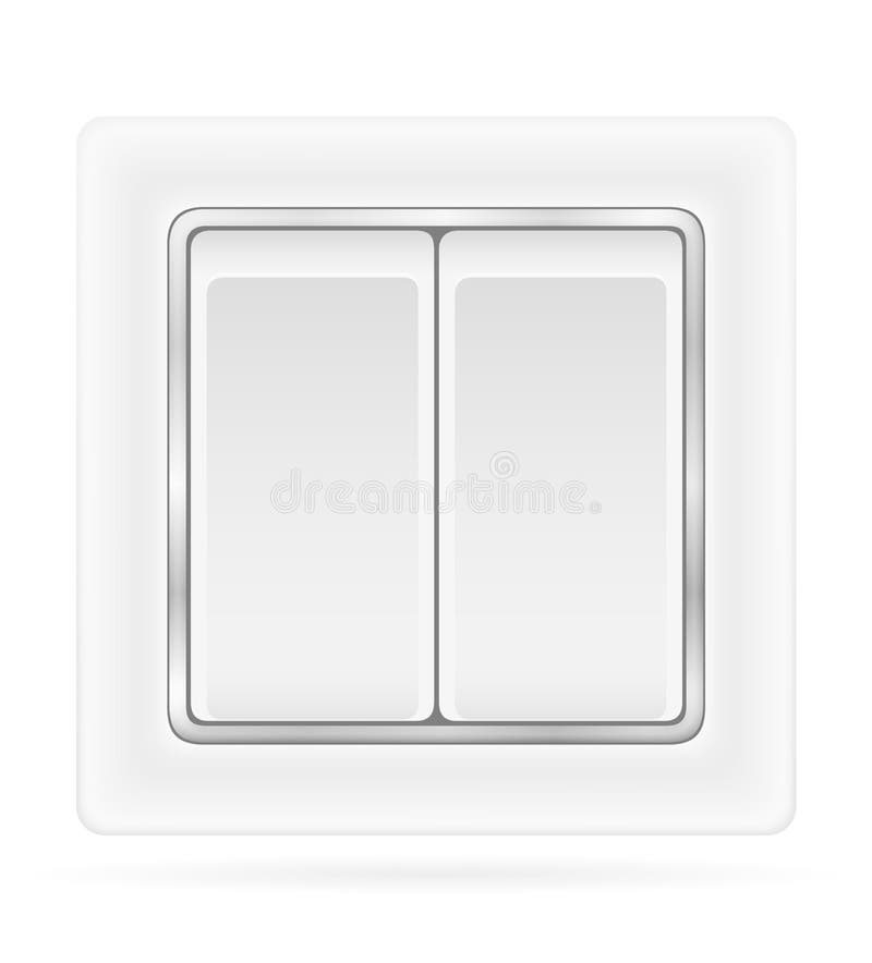 Electrical Switch for Indoor Electricity Wiring Stock Vector ...