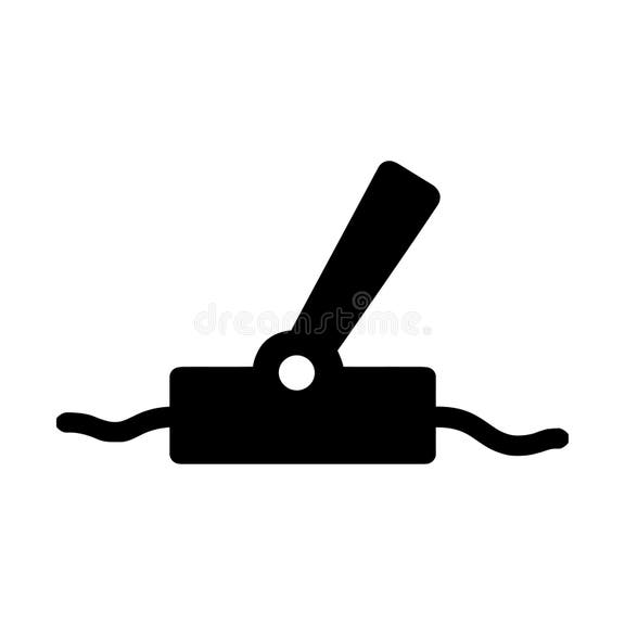 Electrical Switch Vector Illustration Toggle Power on Off Circuit ...