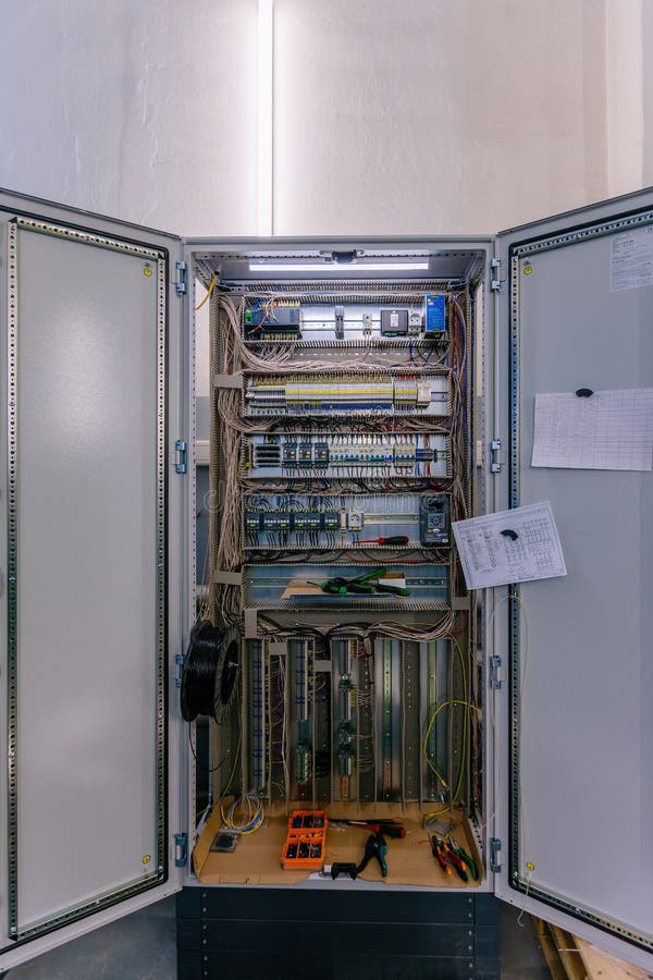 Electrical Switchgear Equipment in the Switchgear Cabinet Stock Photo ...