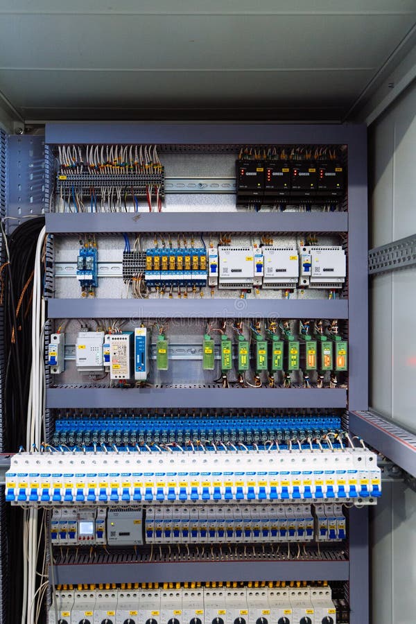 Electrical Switchgear Equipment in the Switchgear Cabinet Stock Photo ...