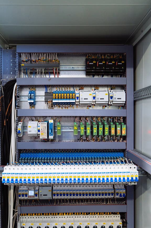 Electrical Switchgear Equipment in the Switchgear Cabinet Stock Photo ...