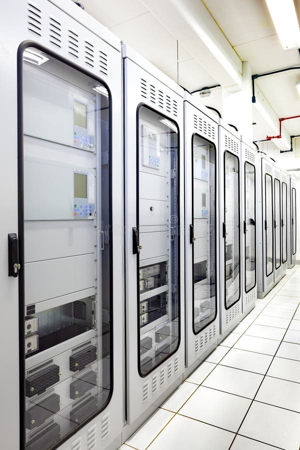 Electrical switchgear room stock image. Image of system - 369114865