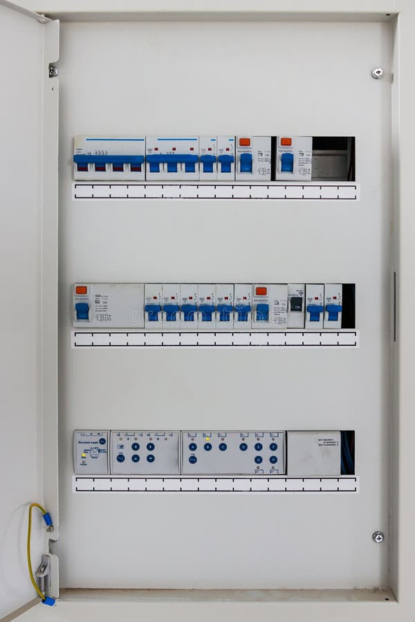 Electrical System Fuse, Switch Box. Opened Fuse Box Stock Image - Image ...